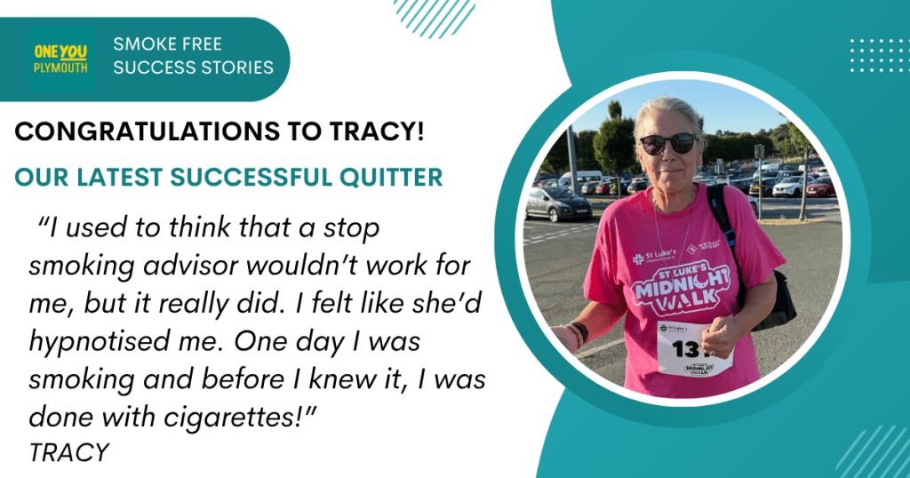 Tracy’s smoke free success story – One You Plymouth
